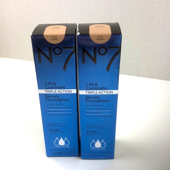 No. 7 | Makeup | No 7 Lift Luminate Serum Foundation Cool Vanilla 2 One ...